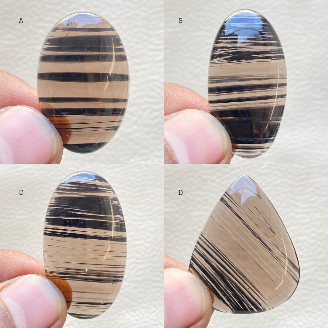 Transparent Midnight Obsidian Stone-elegant Midnight Lace Obsidian ...