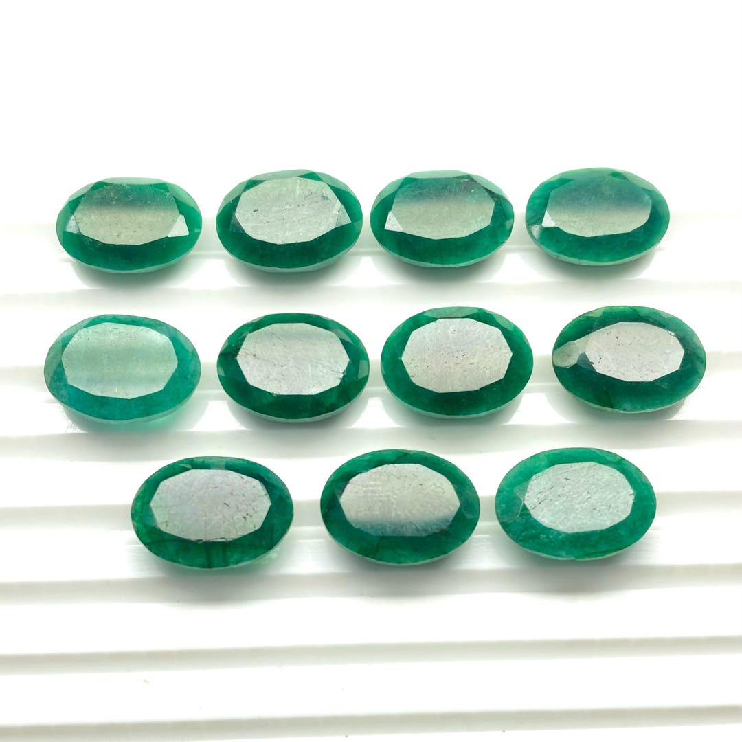 HEALING Dyed Emerald / Green Beryl Oval Mm Cut-green Dyed Beryl Oval ...