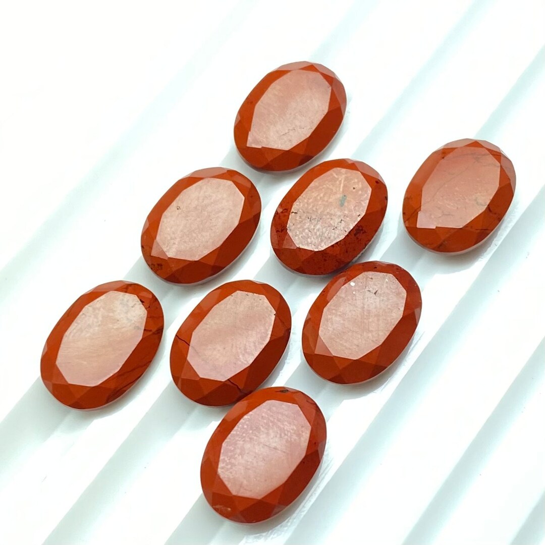 Classic Red Jasper-red Jasper Cut Oval-red Jasper Cut-aaa Quality Red ...