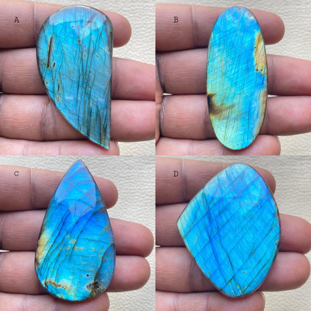 Amazing Biggest Labradorite Palm Crystal-blue Healing Labradorite ...