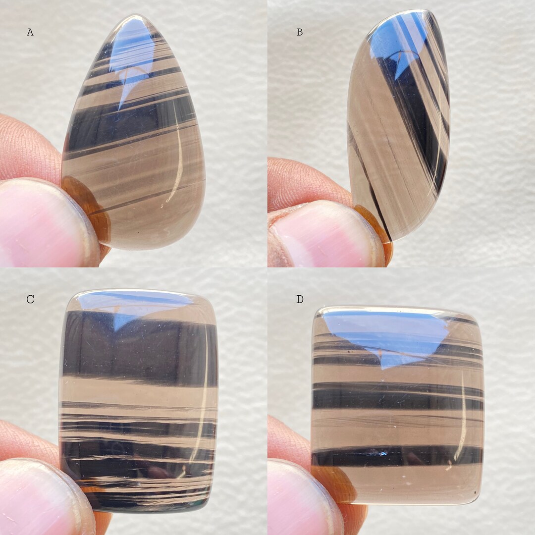 Raw High Midnight Obsidian Cab-specimen Midnight Obsidian Cab-midnight ...