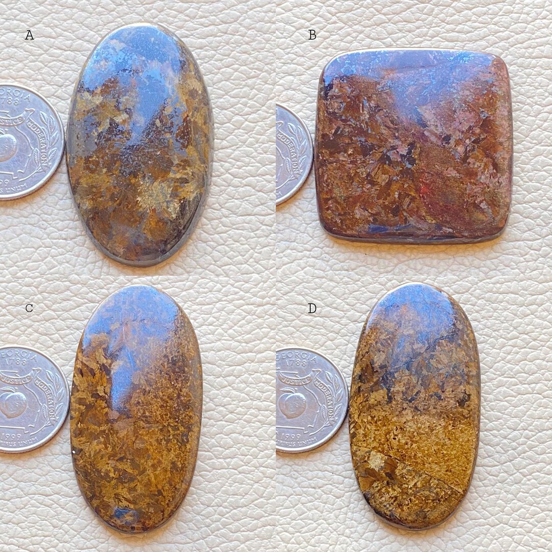 Bronzite Worry Stone Cab-handmade Bronzite Gemstone-bronzite-bronzite ...