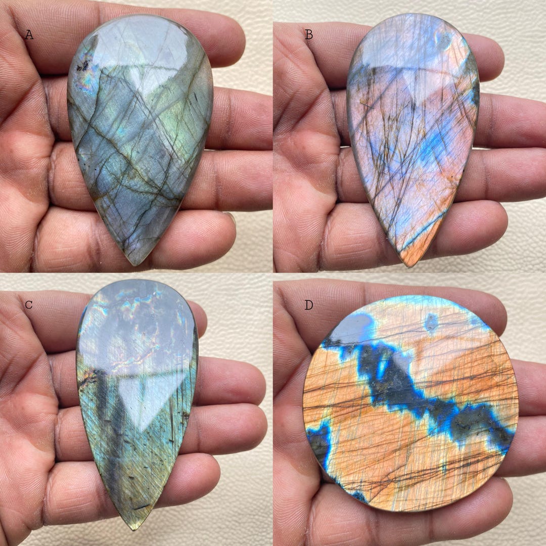 Big Size Spectrolite Palm,labradorite Stone,labradorite Stone Cab ...