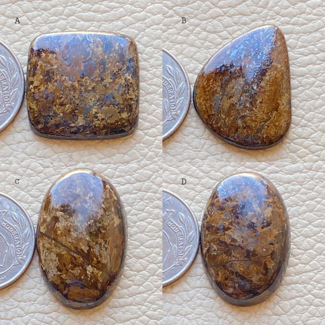 Natural Bronzite Stone-bronzite Beads Necklace-beautiful Brown Jade ...