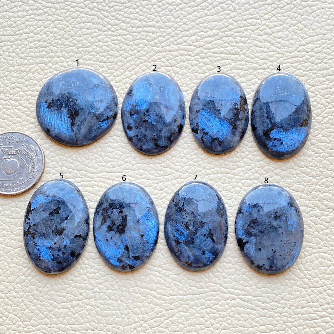 AAA Rare Quality Larvikite Loose-aaa Larvikite Cabochon-natural Top ...