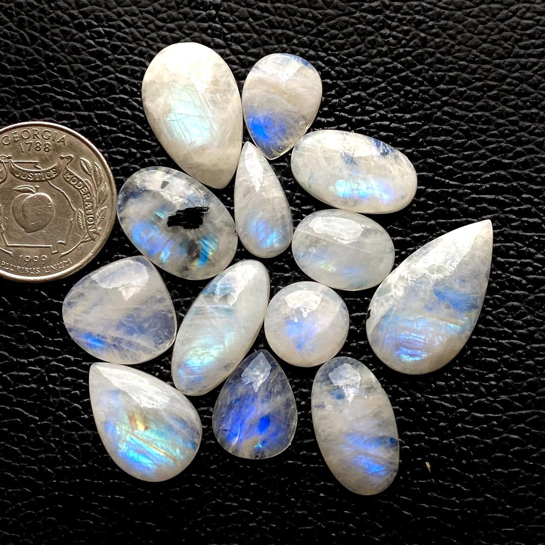 Very Rare RAINBOW MOONSTONE Loose-awesome Flashing Moonstone Wholesale ...