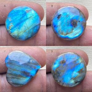 Natural Stunning Flashing Rainbow Labradorite Palm Stone-meditation ...