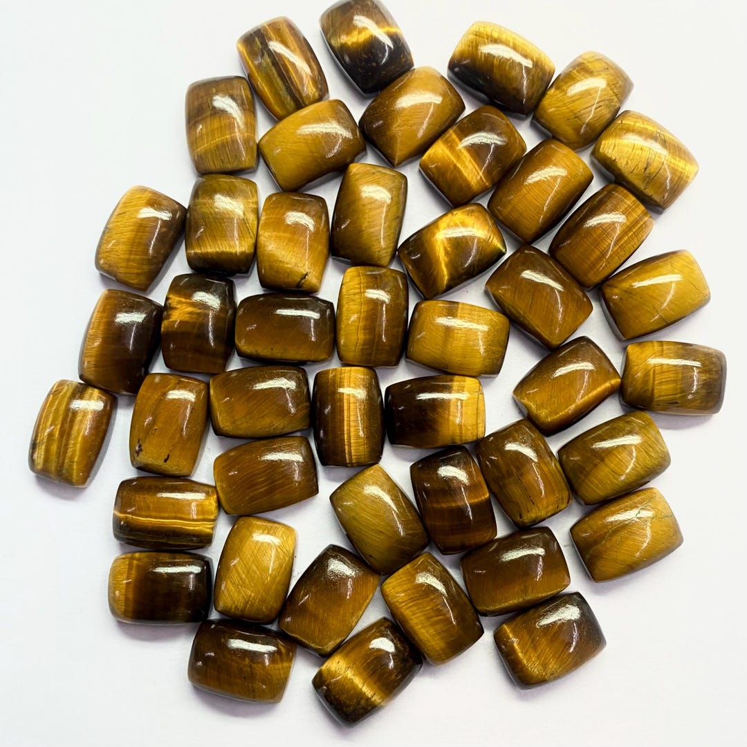 14X10 MM Cushion Cab-tigers Eye Stone-multiple Sizes Available-tiger ...