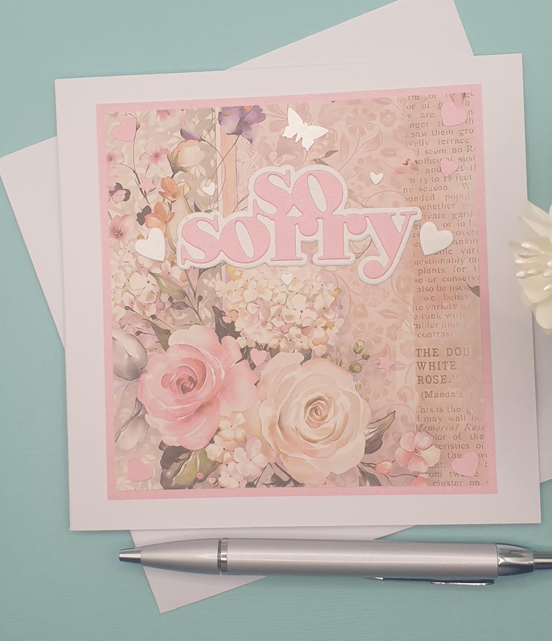 So Sorry Card, Sympathy Card, Apology Card, Bad Luck Card, Caring Card ...