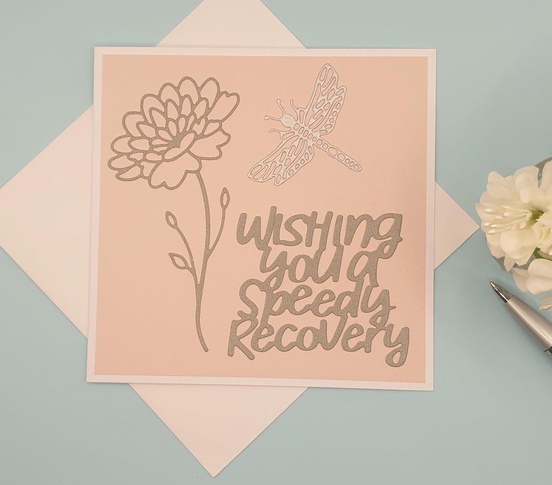 Get Well Card, "wishing You a Speedy Recovery" Greeting Card, Get Well ...