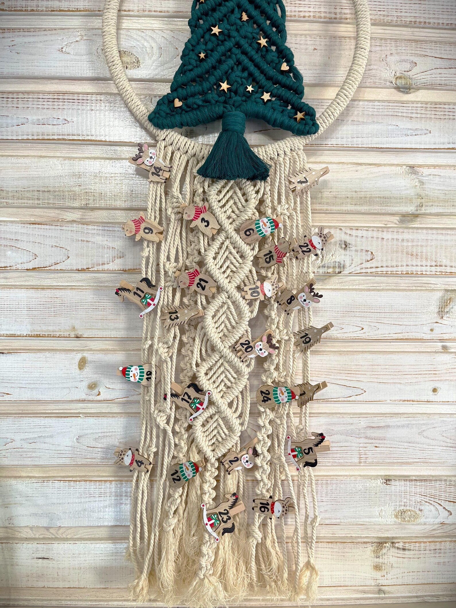 Magical Holiday Advent Calendar for Kids & Adults / Wall Decor Advent ...