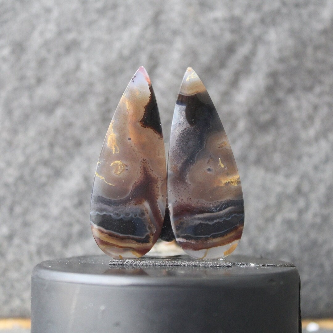 Timur Agate Pair - Etsy
