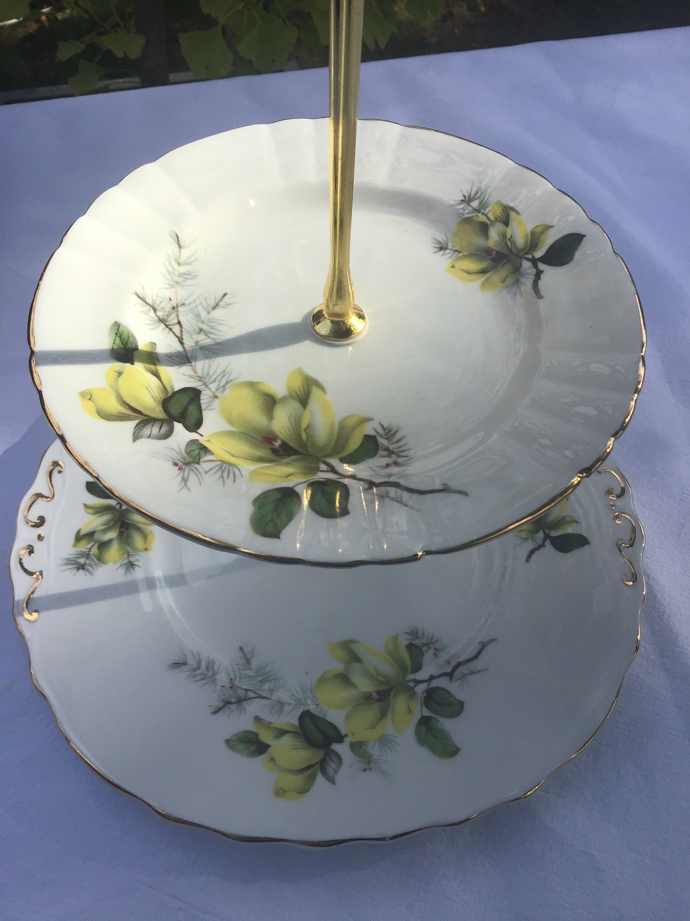 Royal Imperial 3 tier cake stand handmade with matching | Etsy