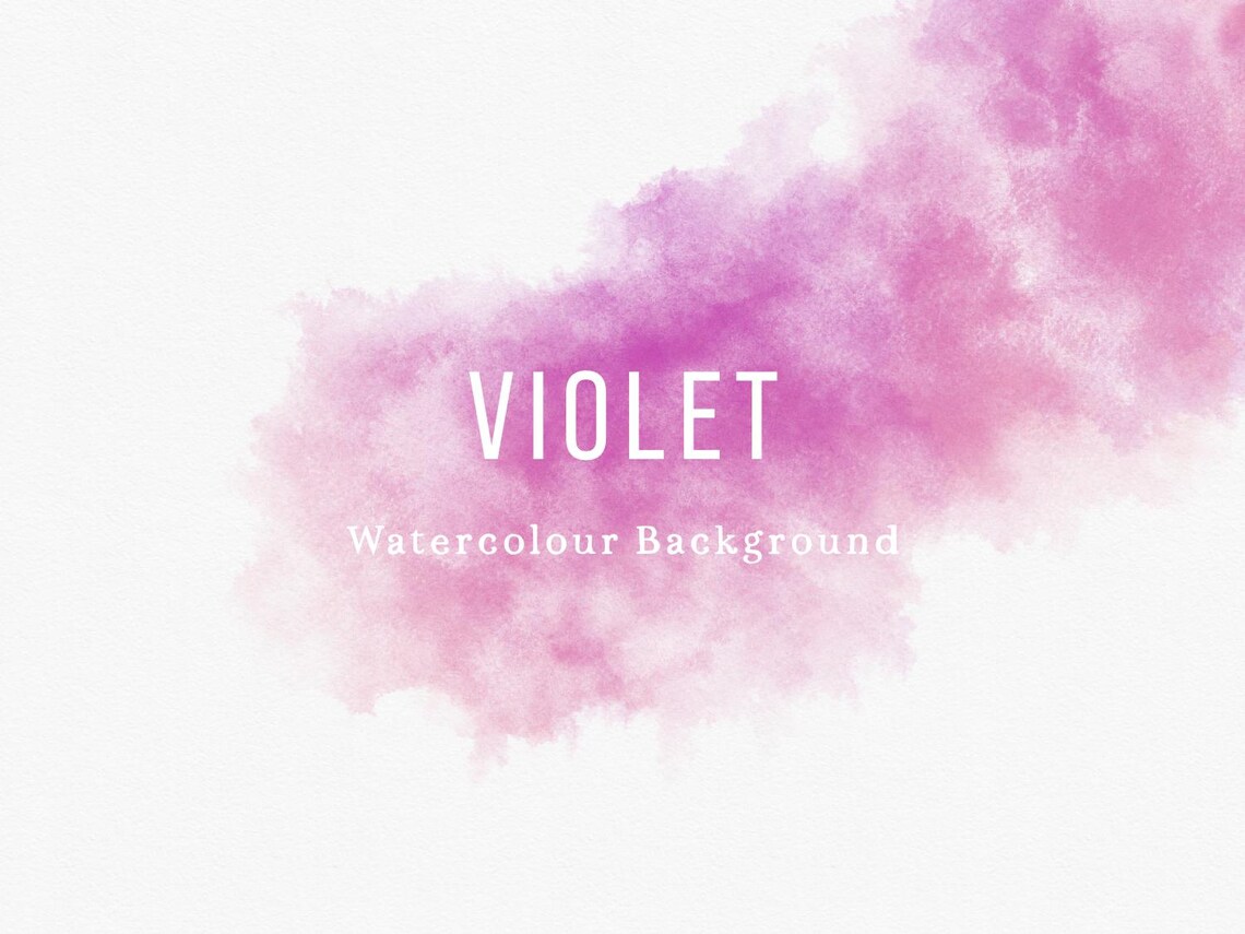 Violet Purple Watercolor Background Digital Paper Scrapbook Transparent ...
