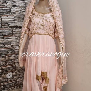 Beautiful Traditional Chikankari Work Silk Choli Pink Color - Etsy