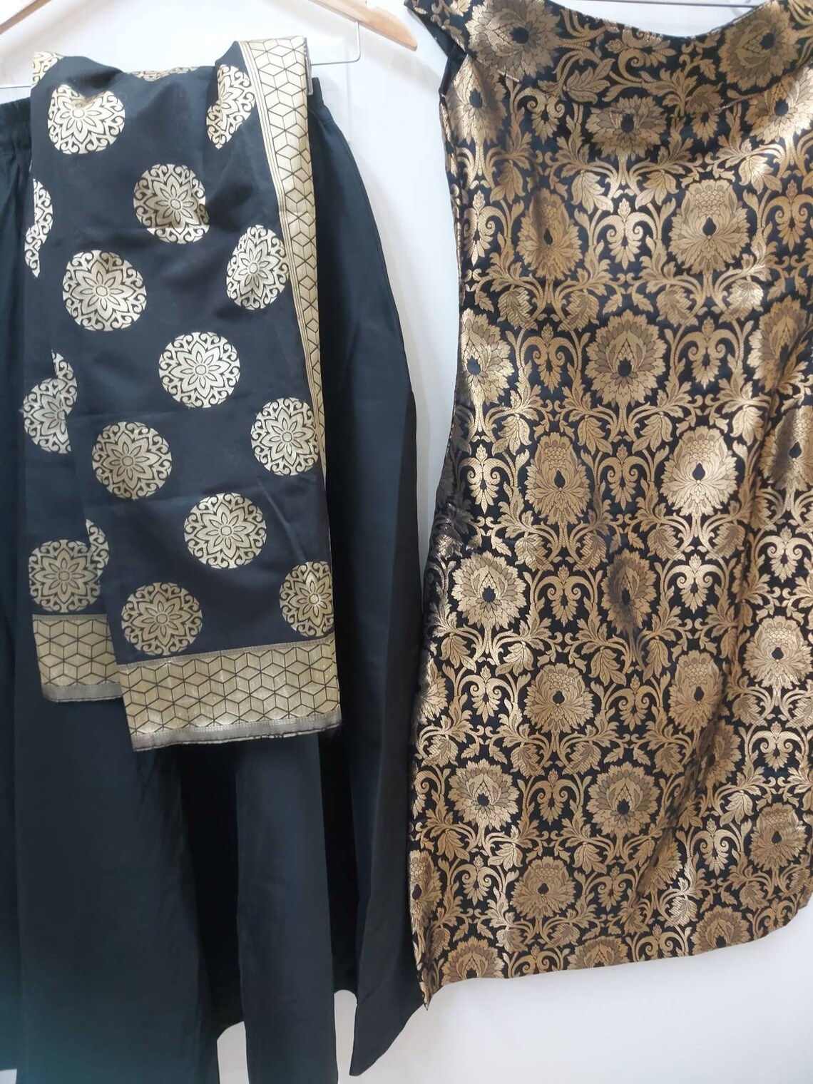 Indian Designer Banarse Brocade Salwar Suit Party Wear Suit a | Etsy