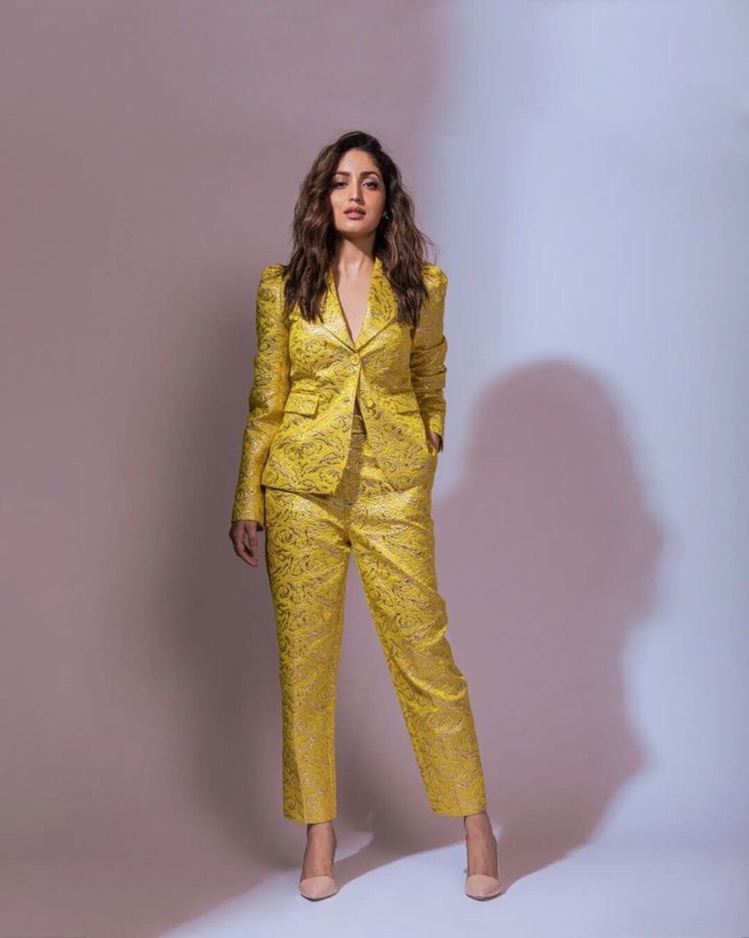 Floral Banarse Brocade Coat Pant Set for Girls Women Silk Wedding ...