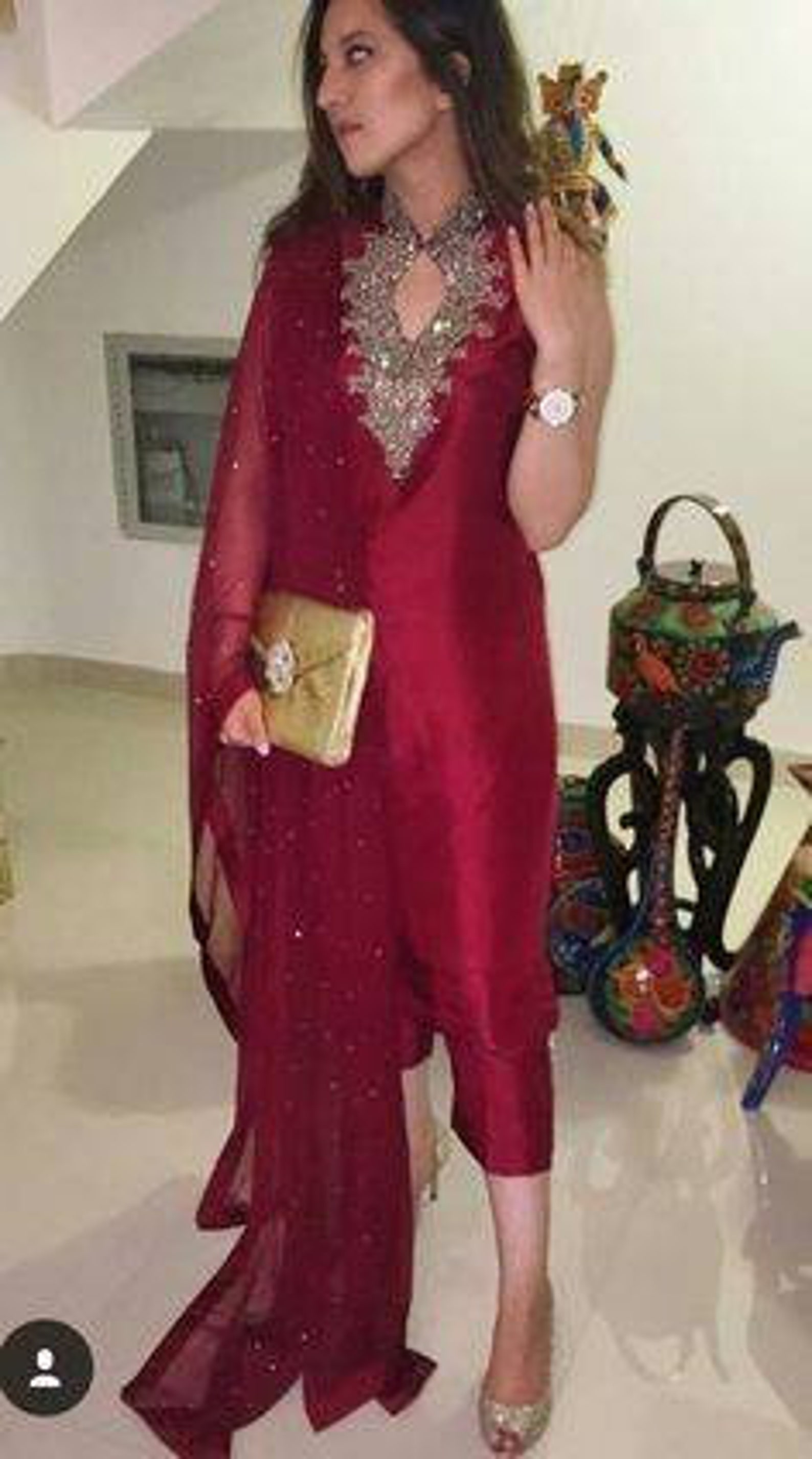 Indian Pakistani Silk Salwar Suit With Heavy Embroidry at the - Etsy