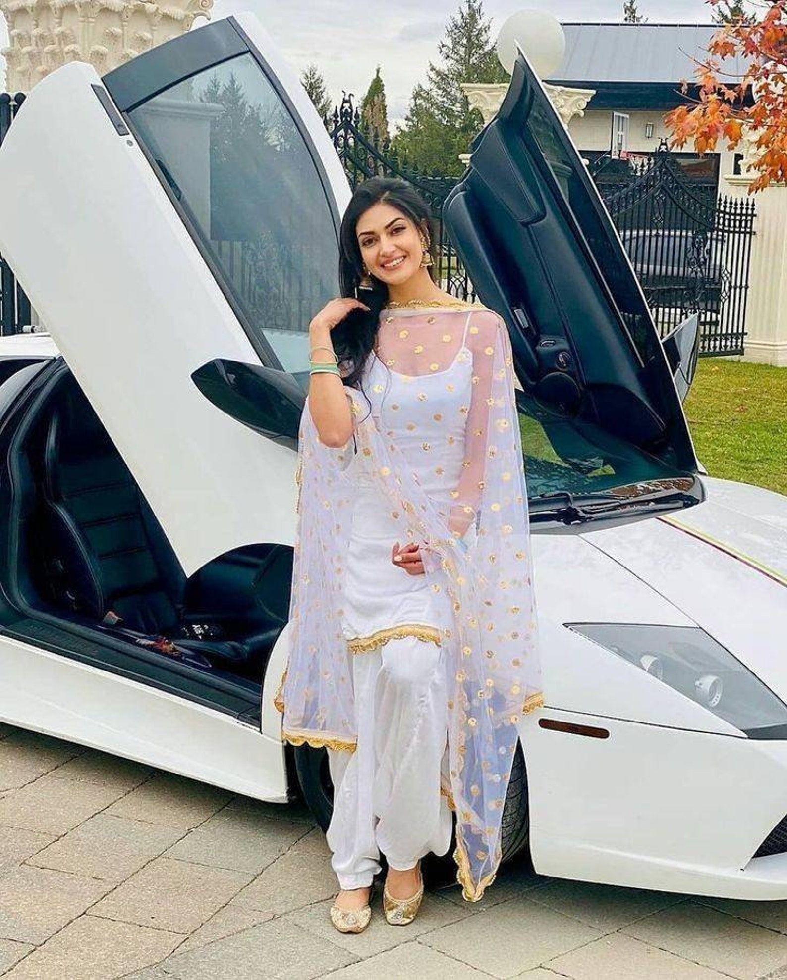 White Silk Salwar Kameez Pakistani Salwar Suit Party Wear - Etsy