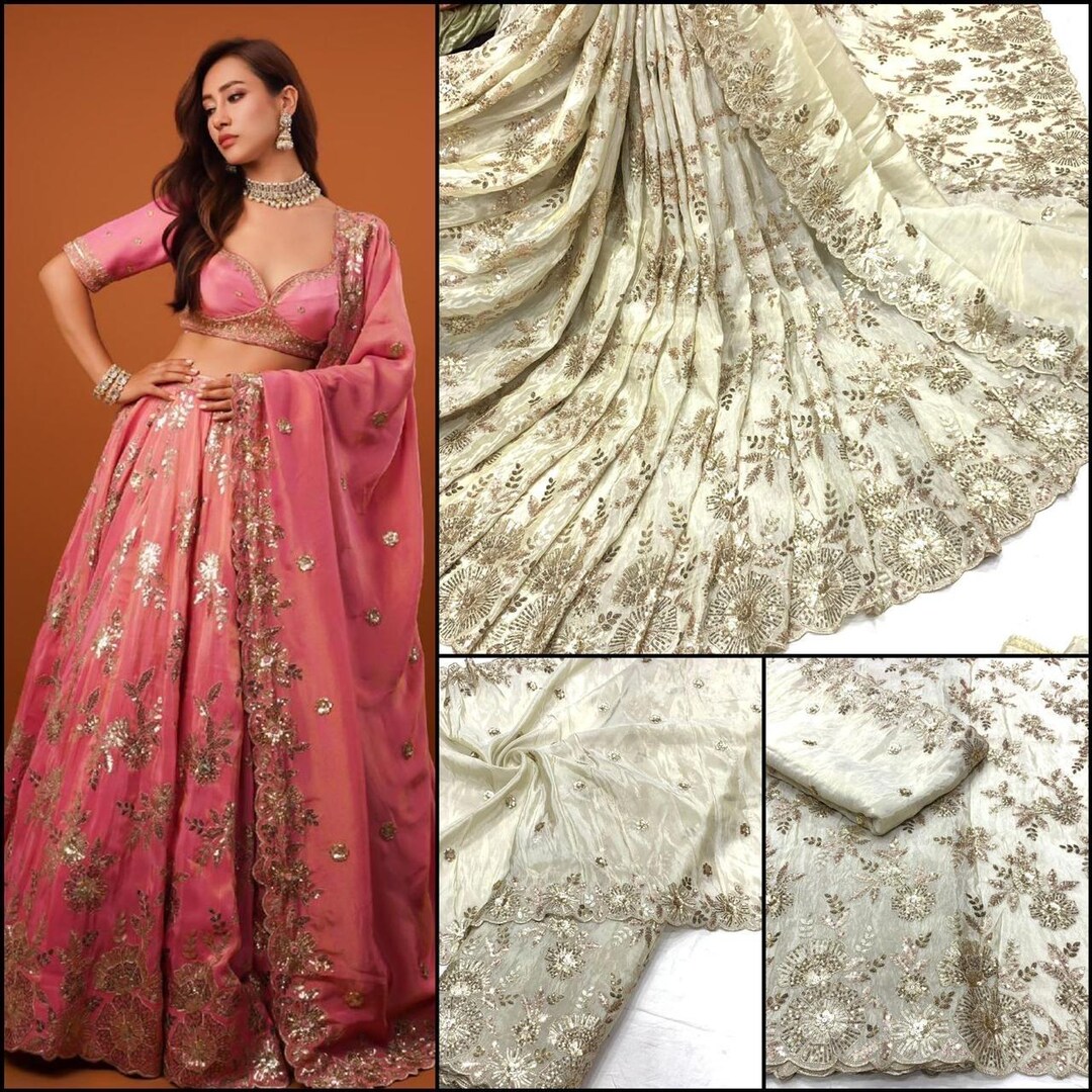 Pink Bridal Lehenga/reception Lehenga//mother of Bride Lehenga/designer ...
