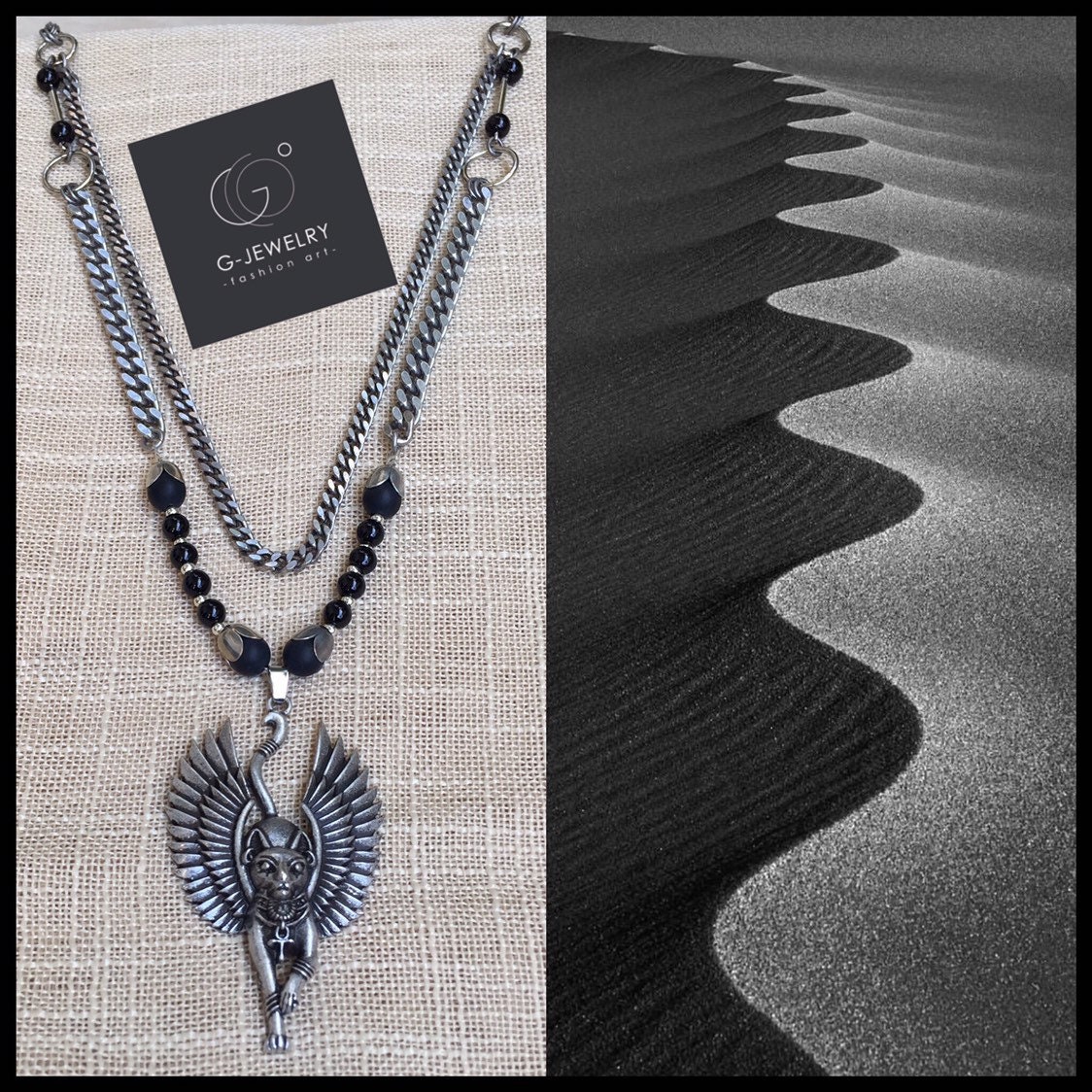 Egyptian Sphinx Necklace | Etsy