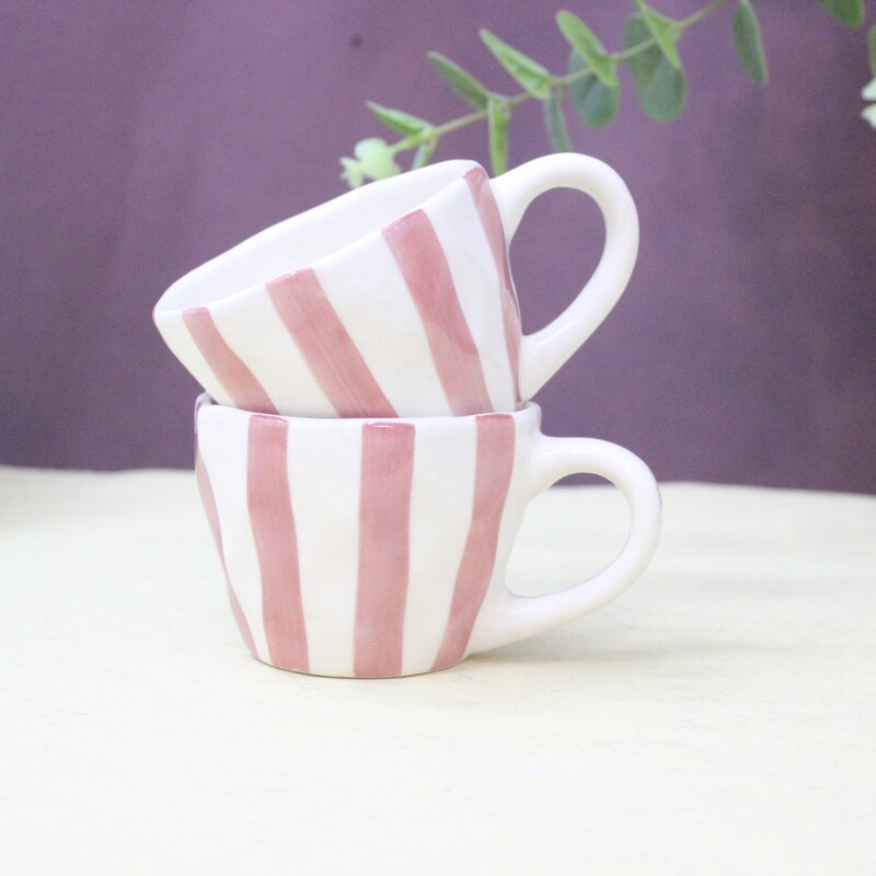 Striped Mugs - Etsy UK