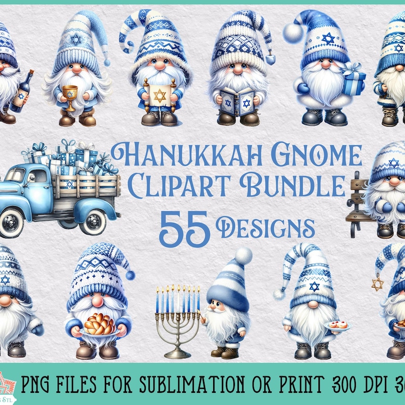 Hanukkah Cliparts - Etsy