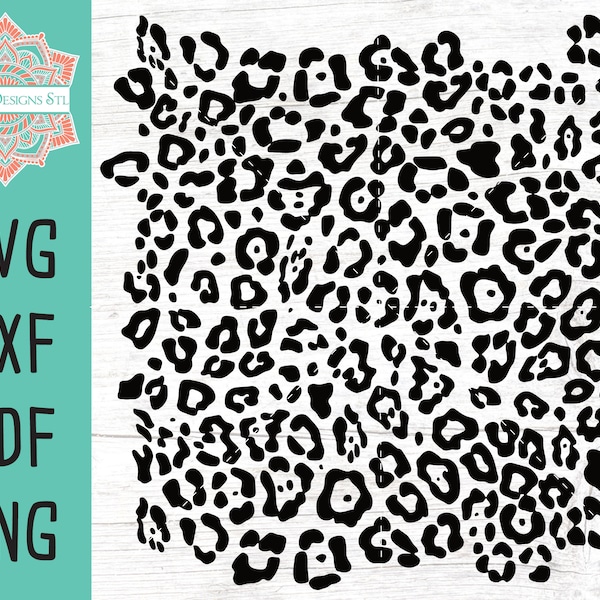 Cheetah Print Stencil - Etsy