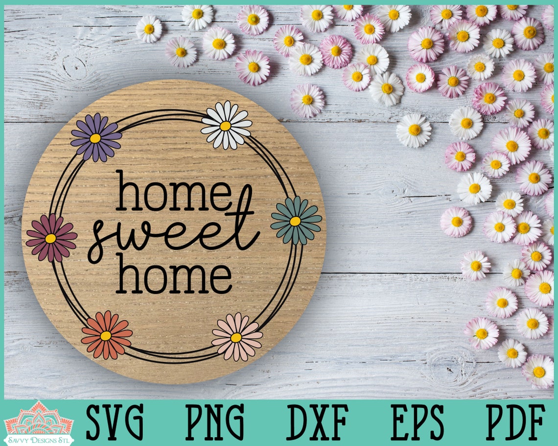 Round Spring Sign Bundle SVG Farmhouse Signs for Silhouette - Etsy