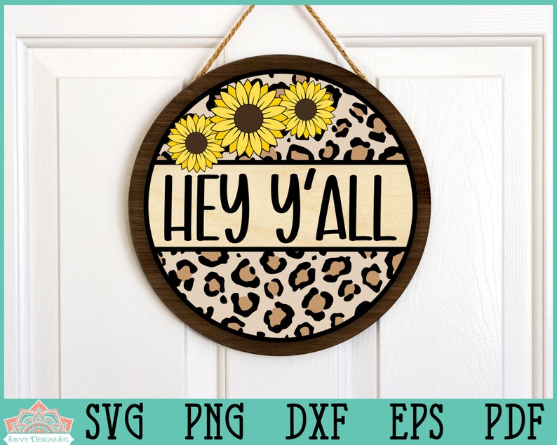 Round Spring Sign Bundle | SVG Farmhouse Signs for Silhouette and ...