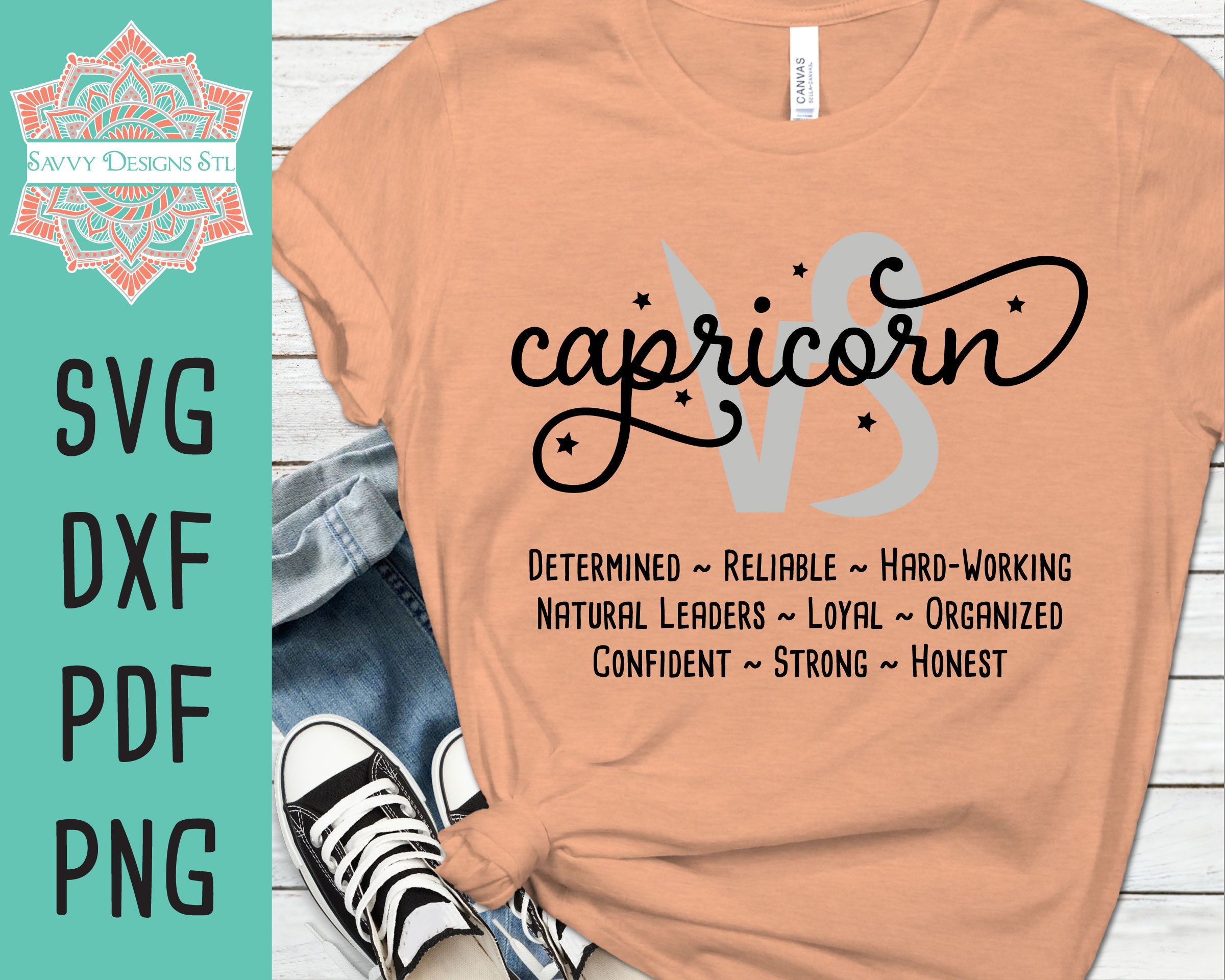 Capricorn Zodiac Traits Svg Cut File For Silhouette And Etsy