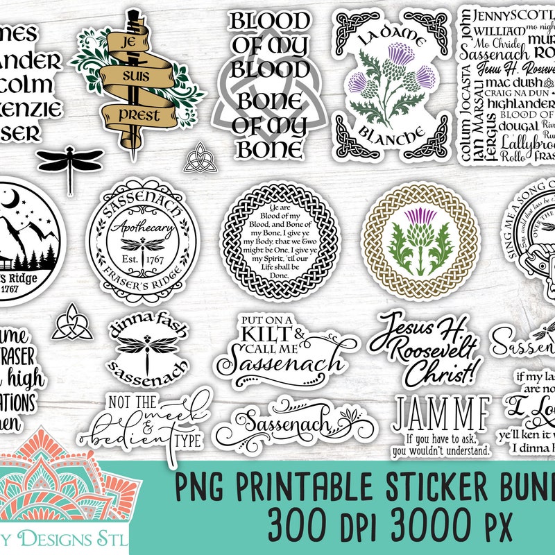 Outlander Sticker - Etsy