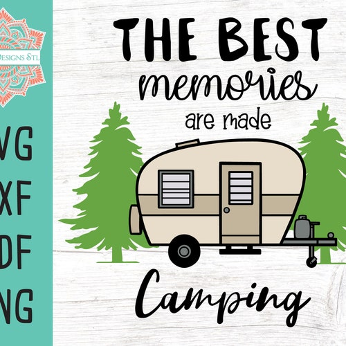 Camping Cut File Bundle for Silhouette and Cricut INSTANT | Etsy