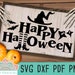 Happy Halloween Cut File for Silhouette and Cricut, INSTANT DOWNLOAD ...