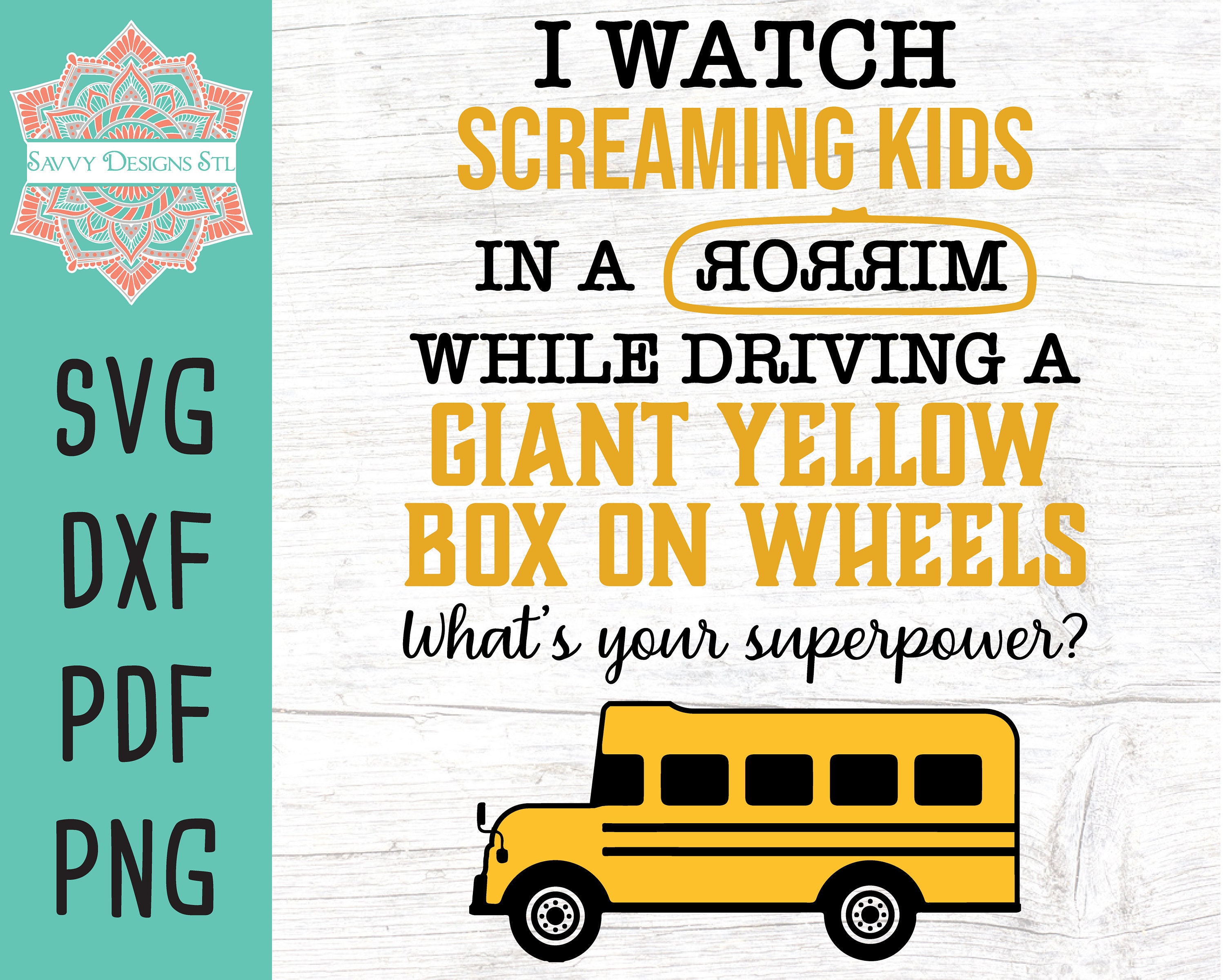 School Bus Driver Cut File for Silhouette and Cricut School - Etsy Canada