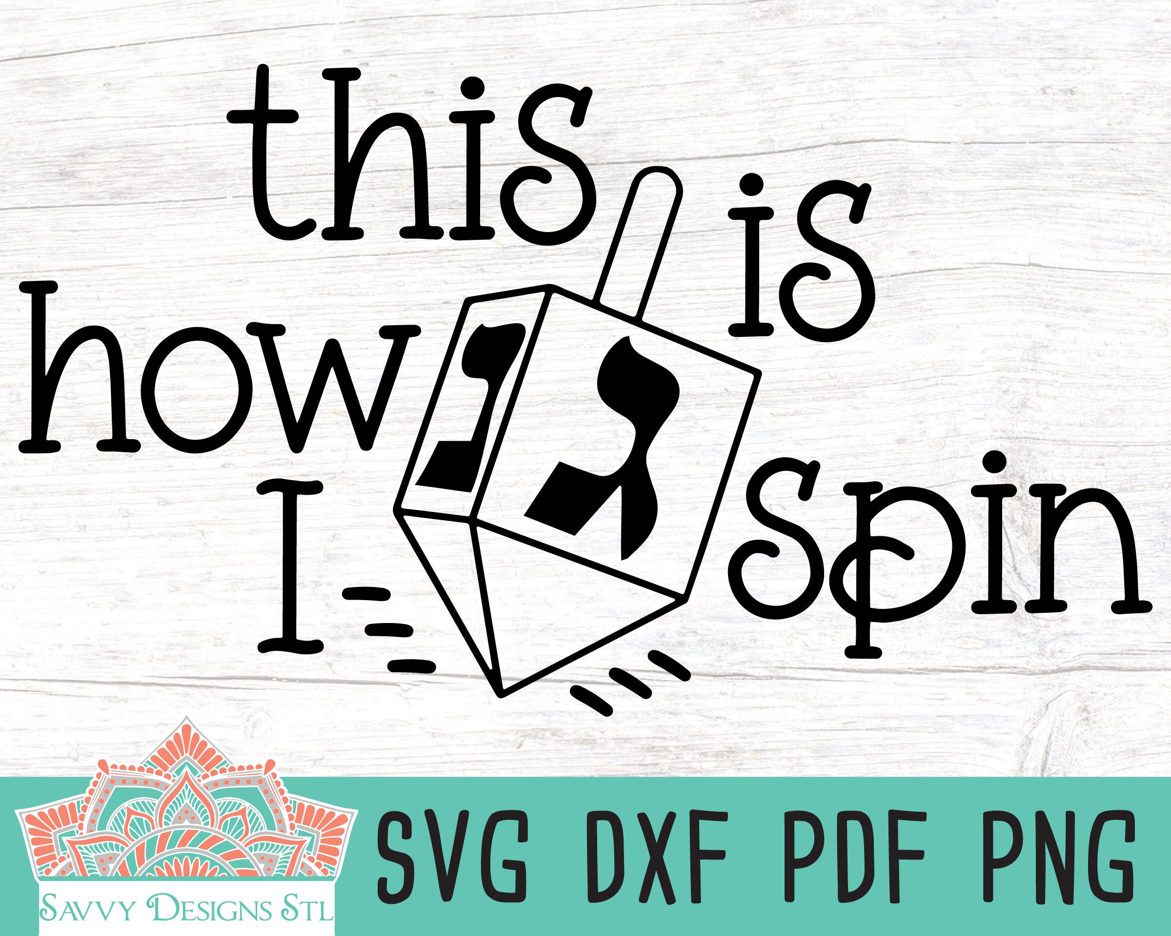 This is How I Spin SVG Cut File for Silhouette and Cricut - Etsy