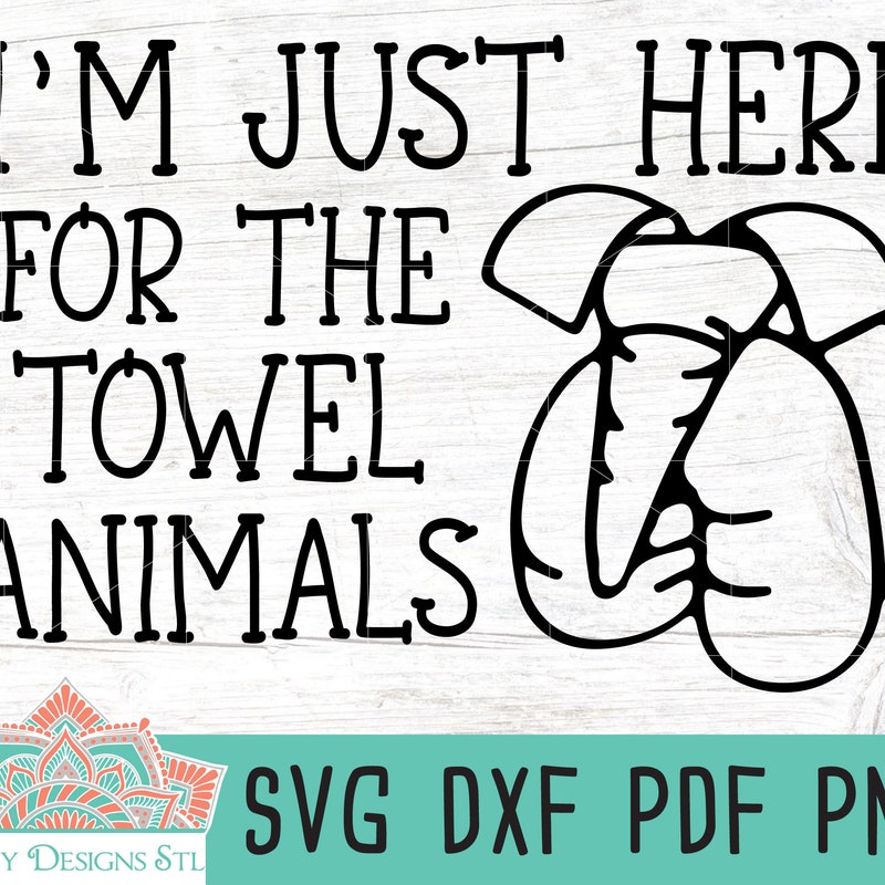 Towel Animals Cricut - Etsy