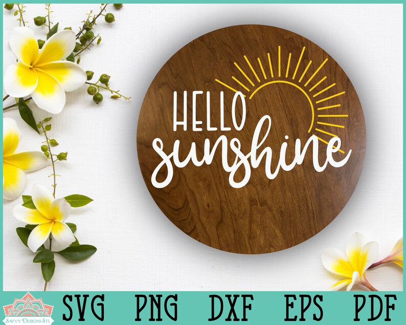 Round Spring Sign Bundle | SVG Farmhouse Signs for Silhouette and ...