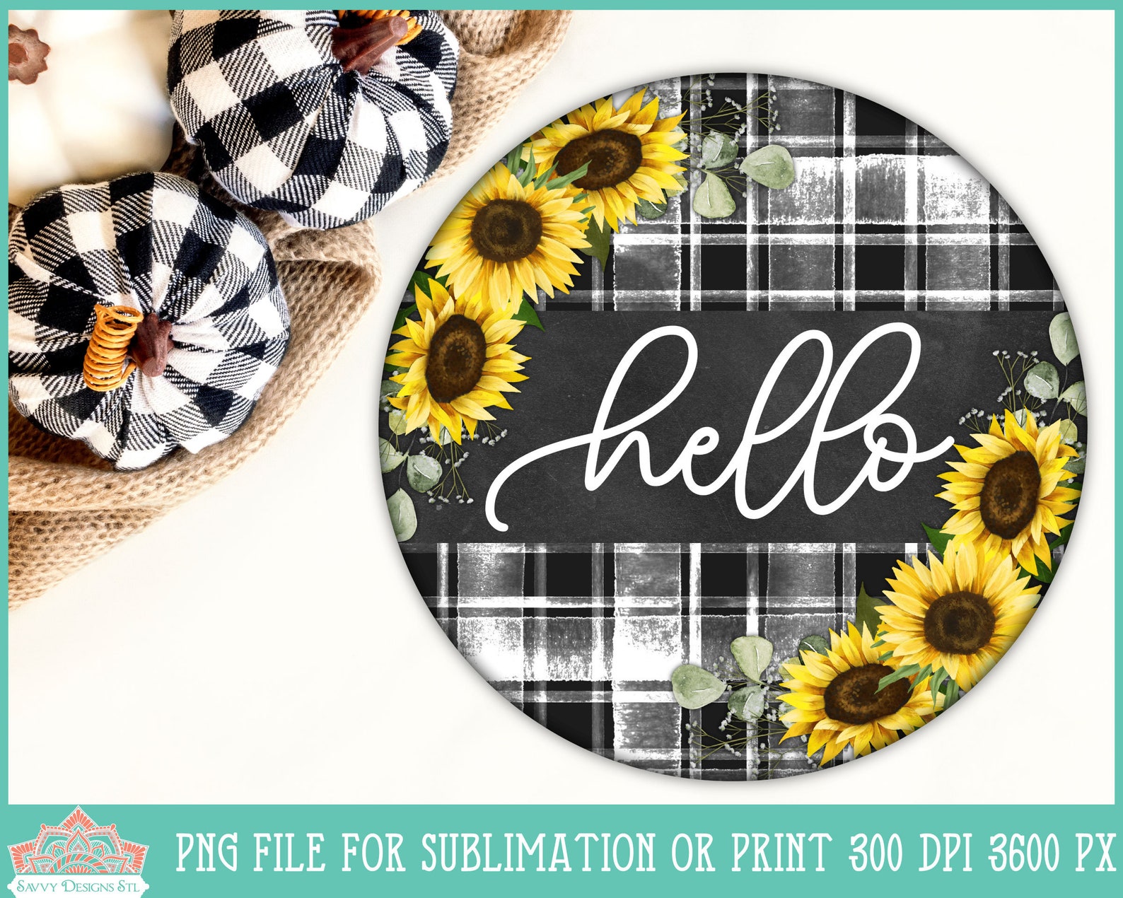 Fall Round Sign Bundle Vol 2 | Autumn Sublimation | Farmhouse Sign ...