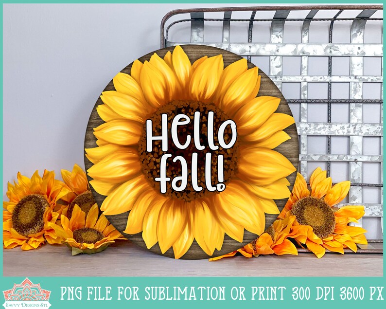 Fall Round Sign Bundle Vol 2 Autumn Sublimation Farmhouse - Etsy