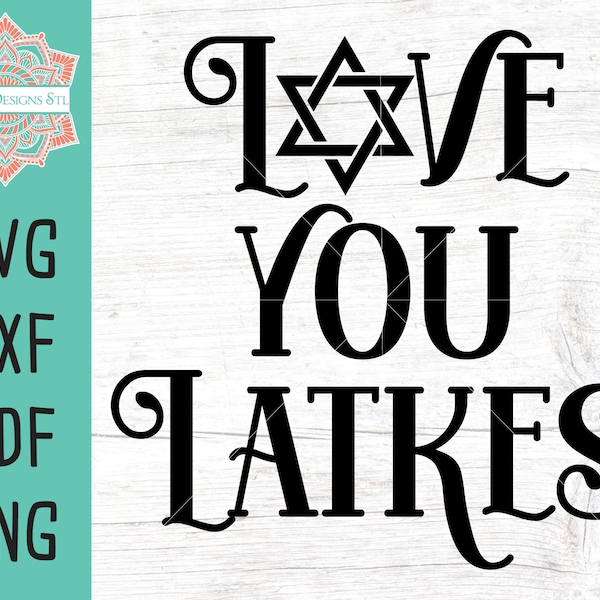 I Love You a Latke - Etsy