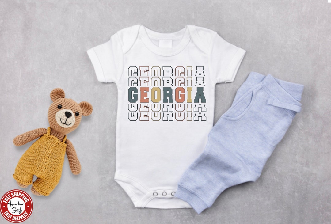 Georgia Gerber® Baby Onesie® in Short or Long Sleeves - Etsy