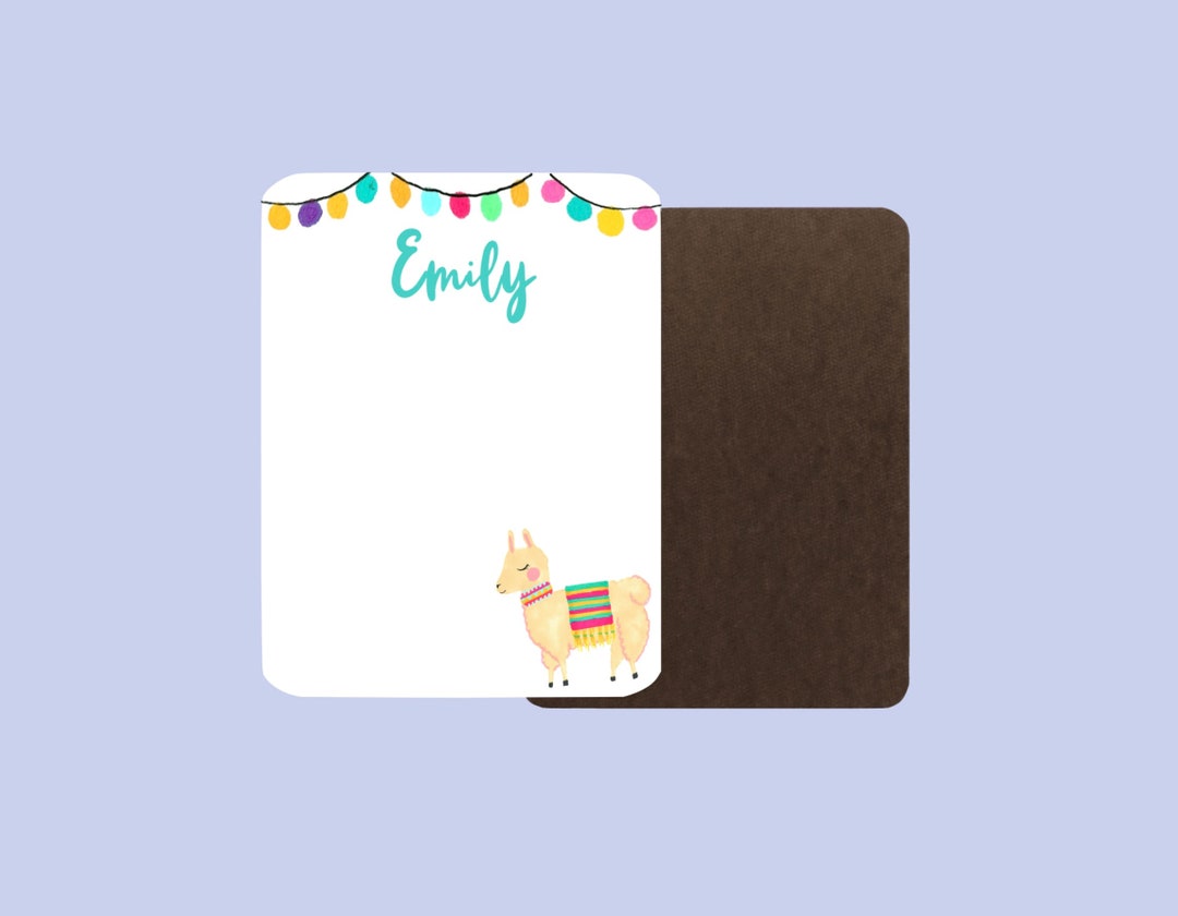 Custom Llama Dry Erase Board, Free Shipping, Marker of Choice, Birthday ...