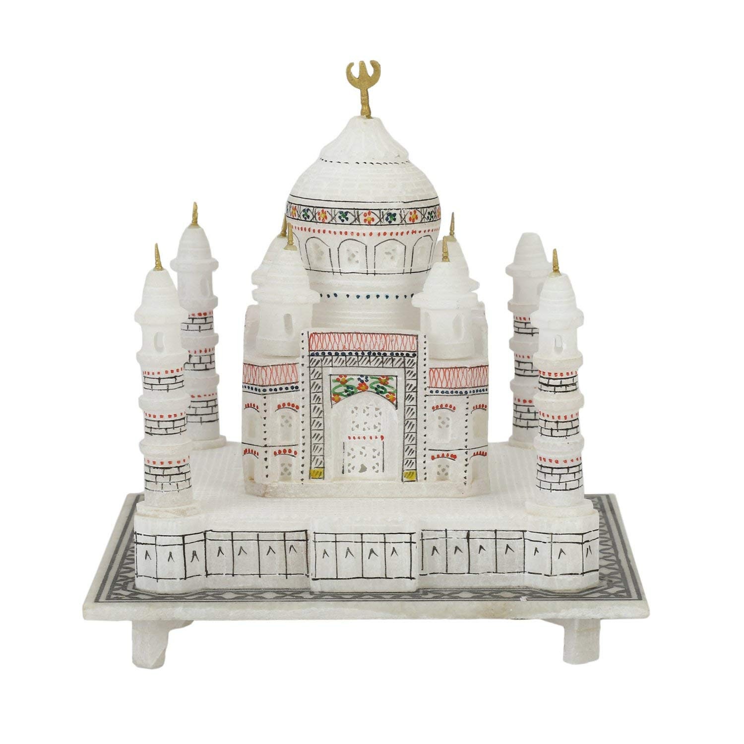 The Taj Mahal Handcrafted Marble Decorative Model. Perfect Taj Mahal ...