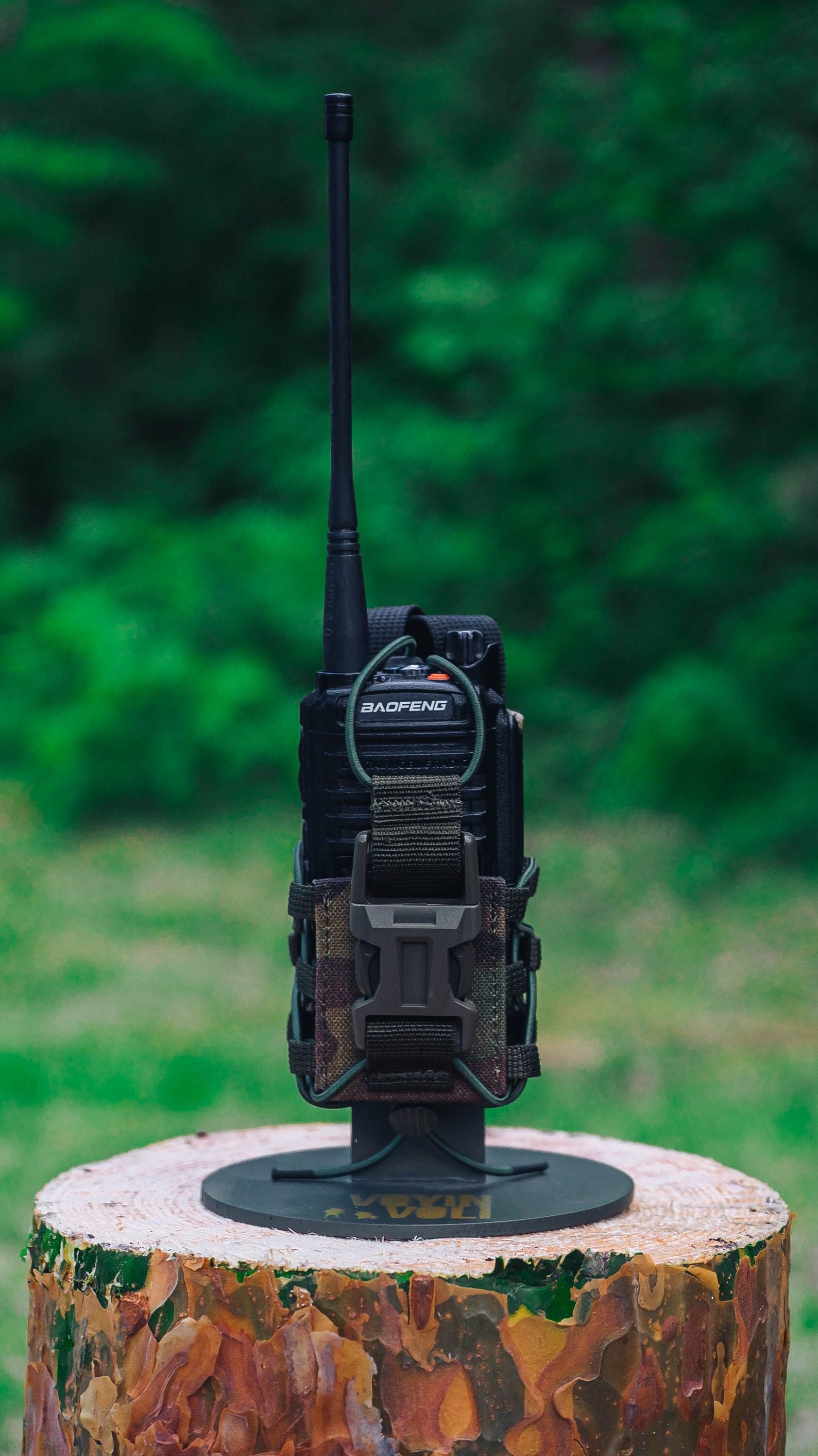 MOLLE Radio Holster Tactical Radio Pouch Camouflage Bag With Fixation ...