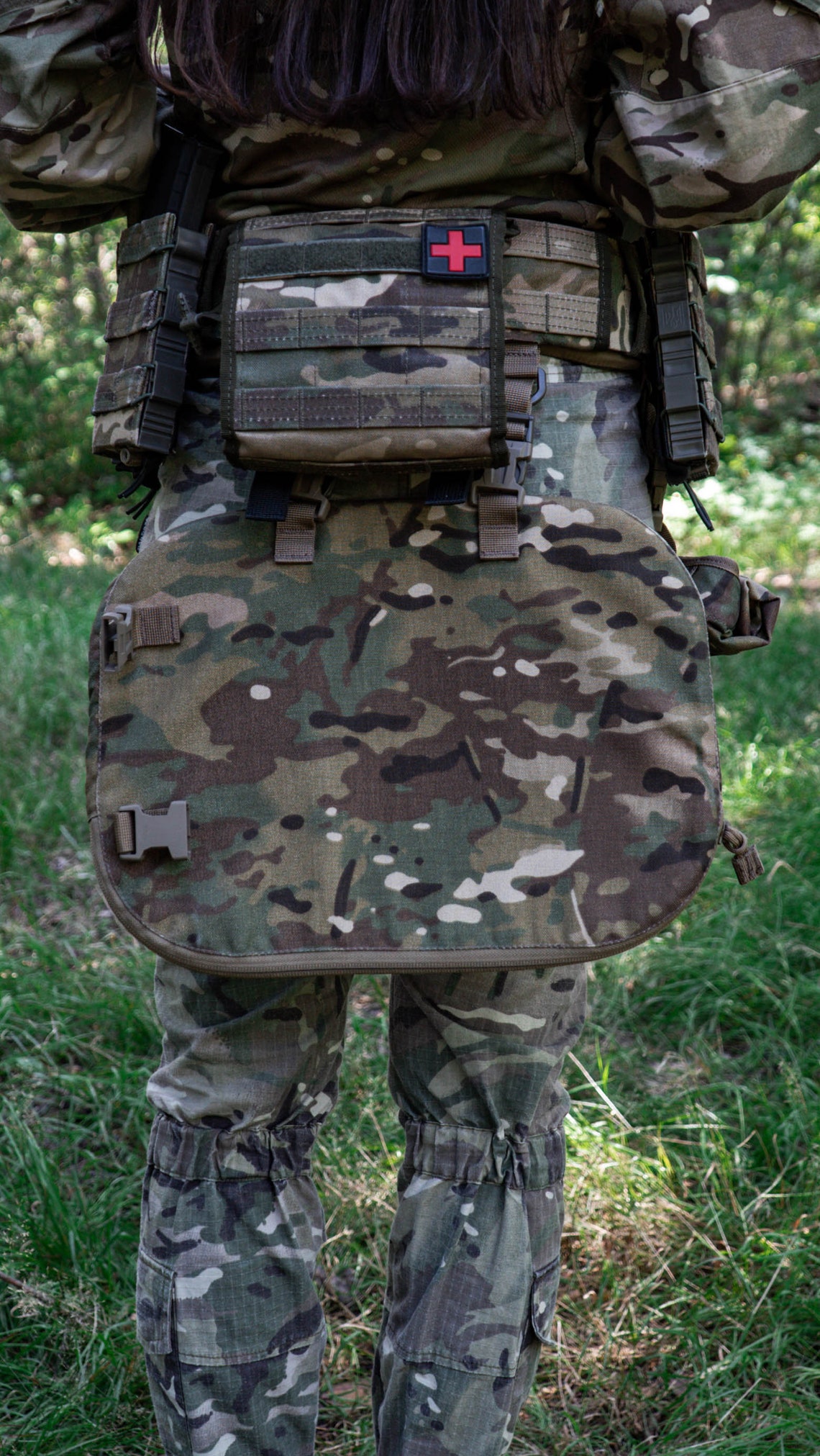 Tactical Molle Outdoor Tactical Shooting Field Seat ASP Ambush Seating ...