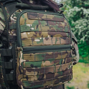 MOLLE Assault Back Panel for Vests Mini Daypack Military Backpack ...