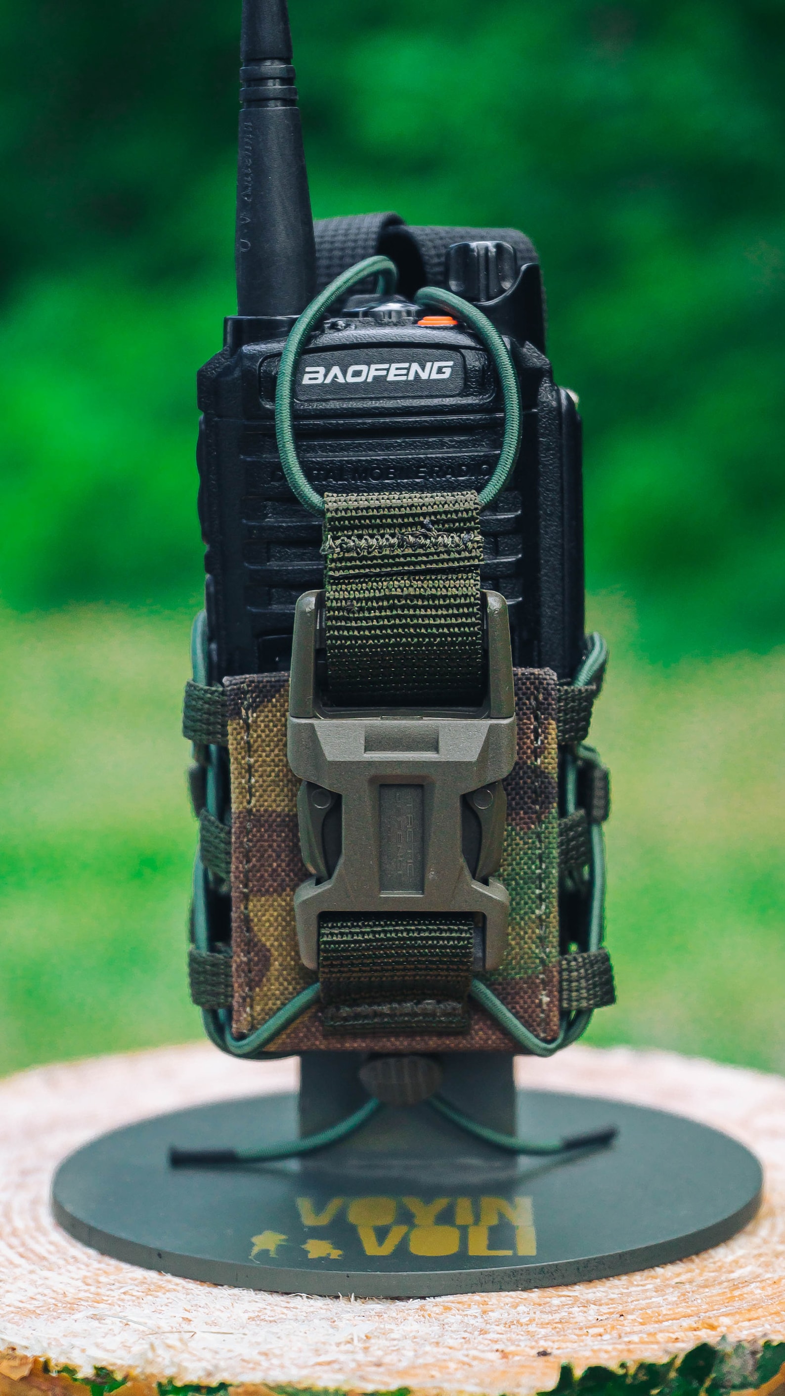 MOLLE Radio Holster Tactical Radio Pouch Camouflage Bag With Fixation ...