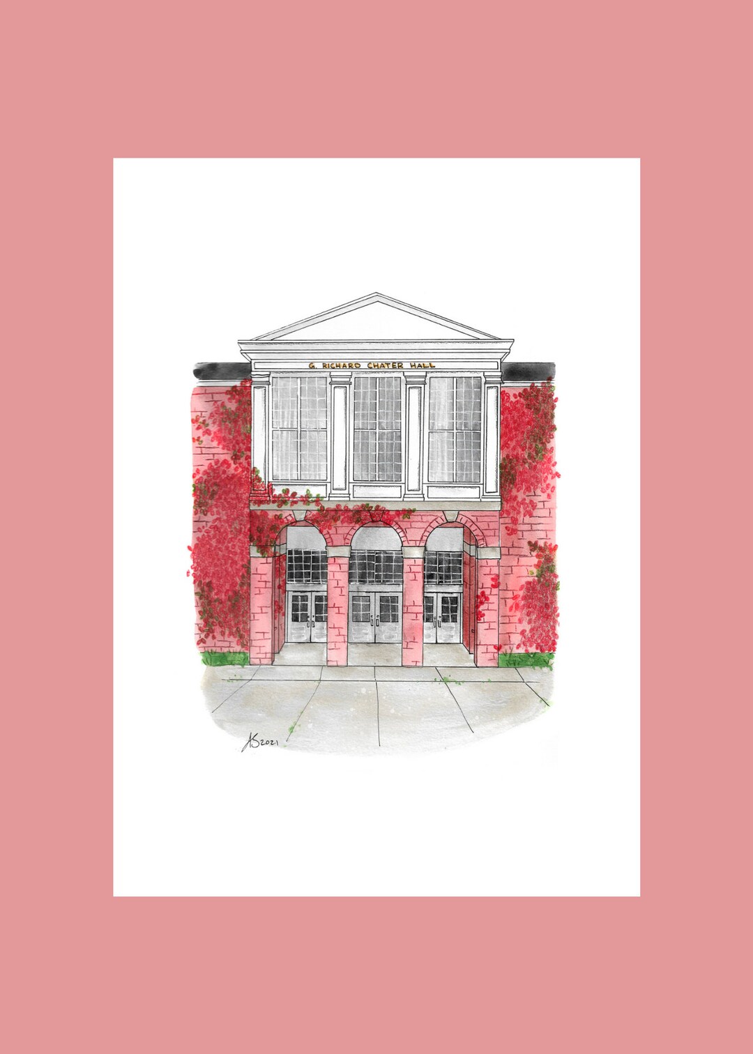 Angus L. Macdonald Library 5x7 Art Print - Etsy