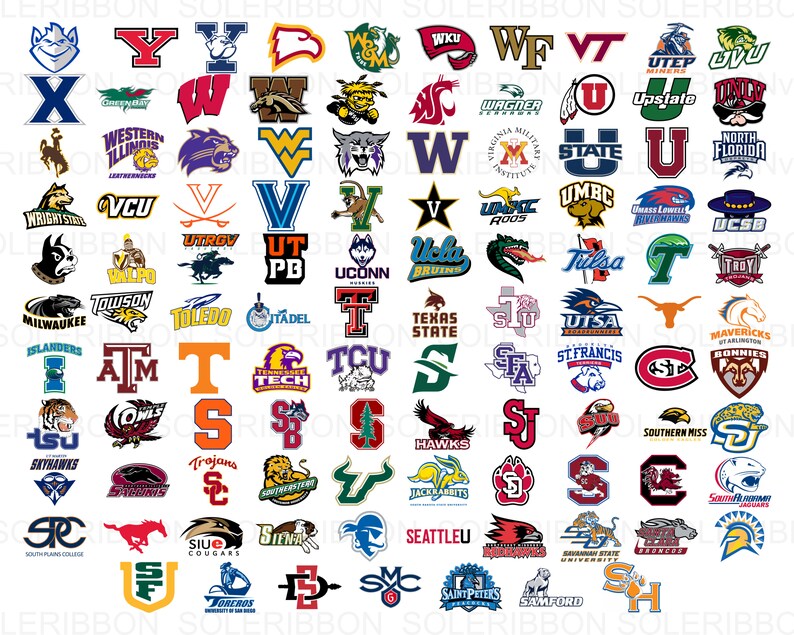 All College Logos Bundle 385 College Logos svg university | Etsy